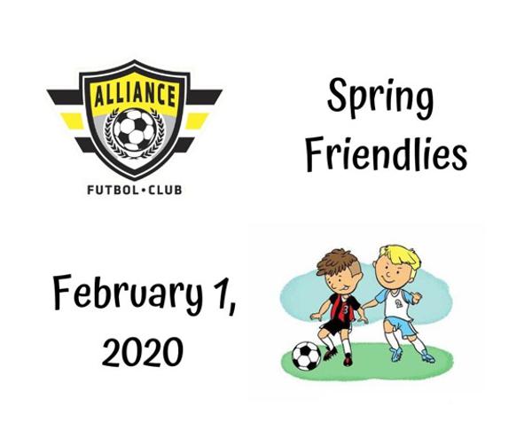 SAVE THE DATE - AFC SPRING FRIENDLIES FEB. 1ST!