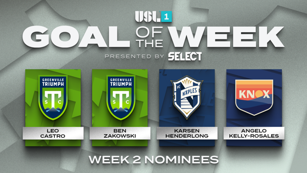 USL League One Goal of the Week – Week 2