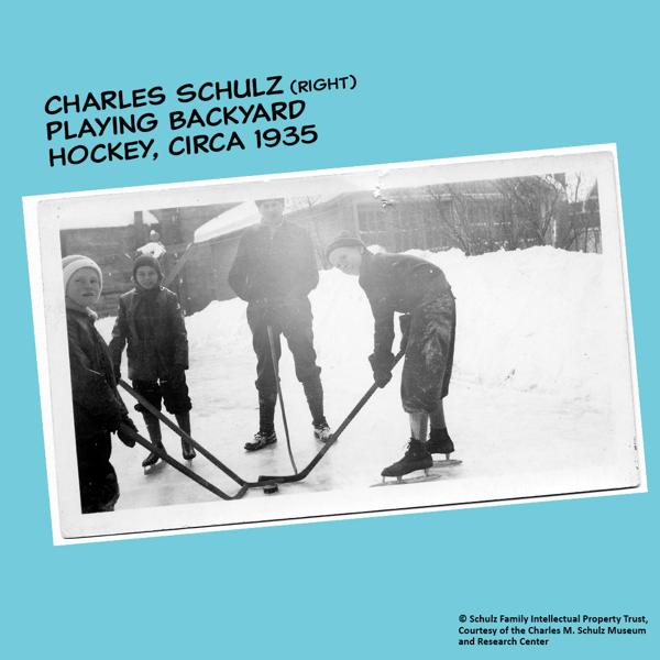 For Charles Schulz, Love of Hockey Ran Deep