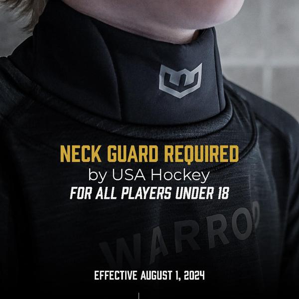 USA Hockey mandates neck laceration protection for all players