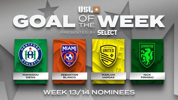 USL Championship Goal of the Week – Week 13/14