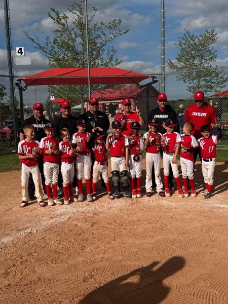 U8 Red are 5 O's Tournament Champs