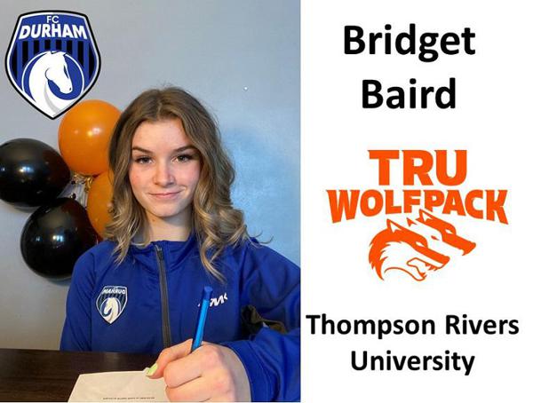 Bridget Baird signs with the Wolfpack