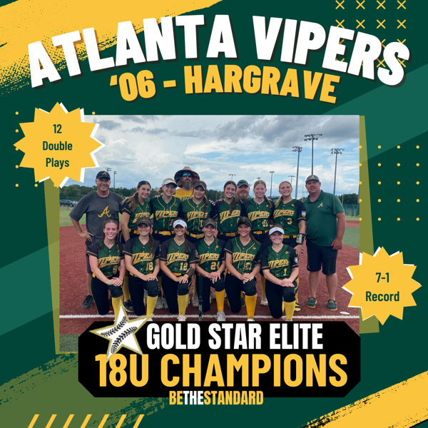 Atlanta Vipers Hargrave are the 18U Gold Bracket Champions