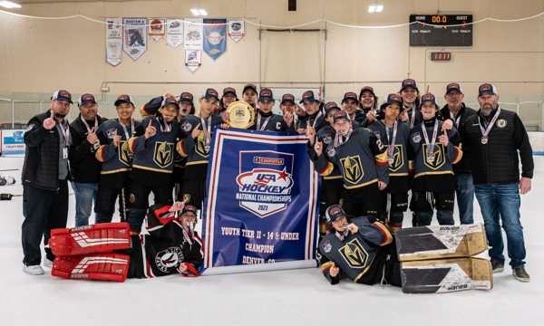Vegas Jr. Golden Knights Win Youth Tier II 14U Title in Shootout