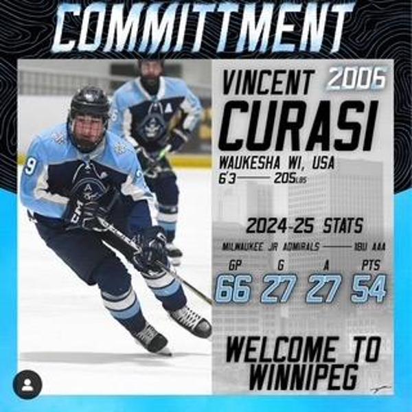 Vincent Curasi Signs With MJHL Team