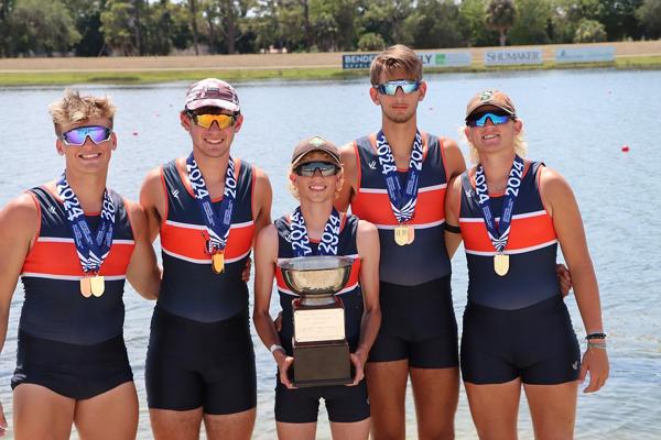 OARS has four top 10 finishers at 2024 USRowing's Youth Nationals