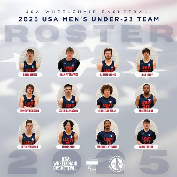 Roster Selected for 2025 U.S.A. Men's Under 23 Team