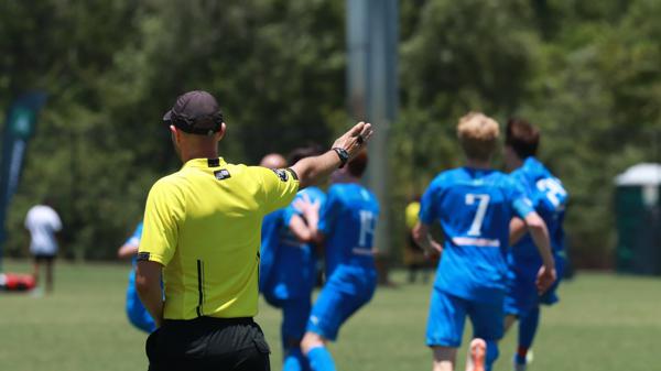 Developing Referees at USL Academy Cup