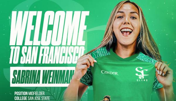 San Jose State midfielder Sabrina Weinman joining SF Glens for USL W ...