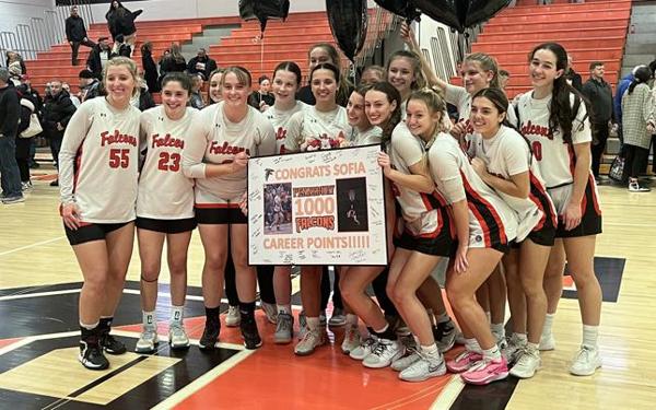 Sofia Vitucci joins 1,000-point club as Pennsbury smothers CR South