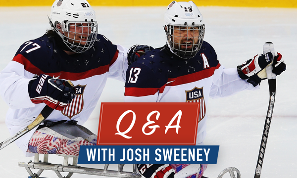 Q&A with Sled Hockey Paralympian Turned Paratriathlete Josh Sweeney