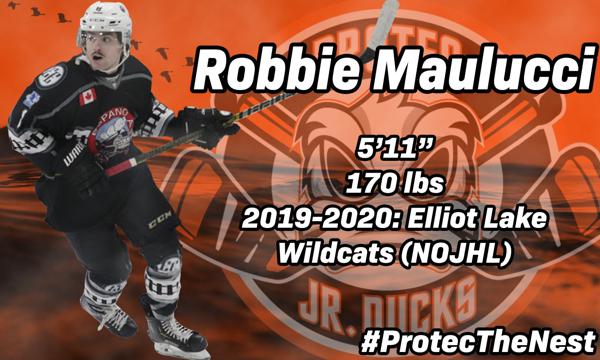 Maulucci comes back to the USA to play for the Jr Ducks!!!