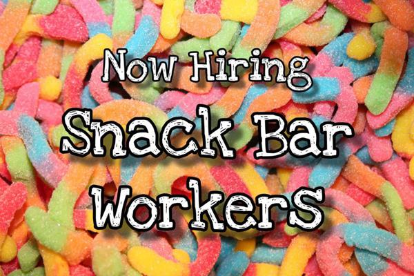 WANTED: Snack Bar Workers