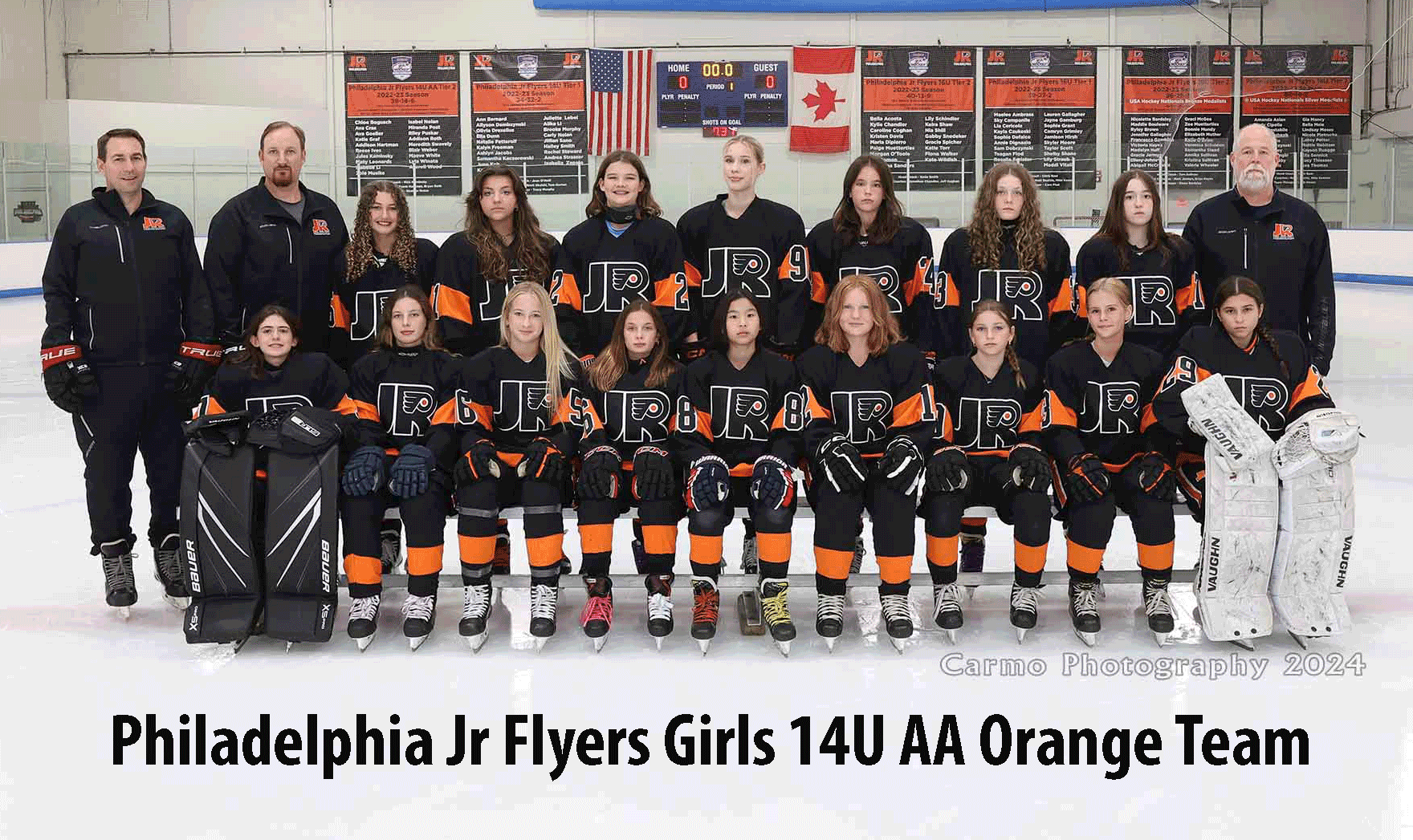 Girls 14U AA Orange