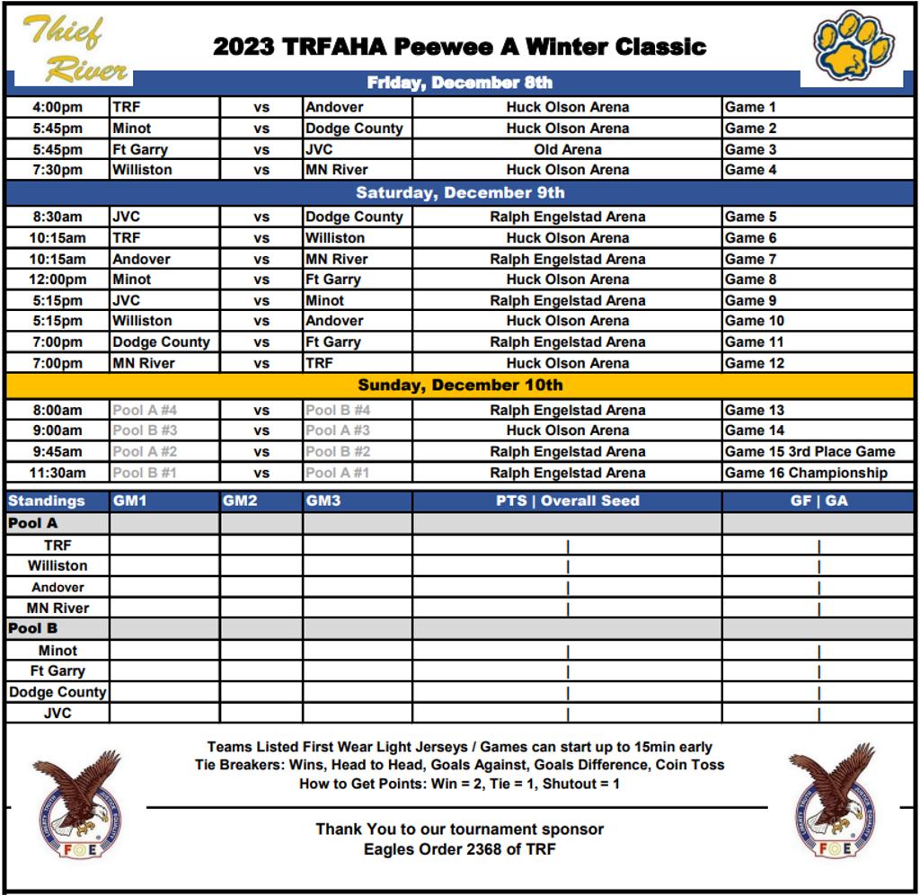 PeeWee A Winter Classic