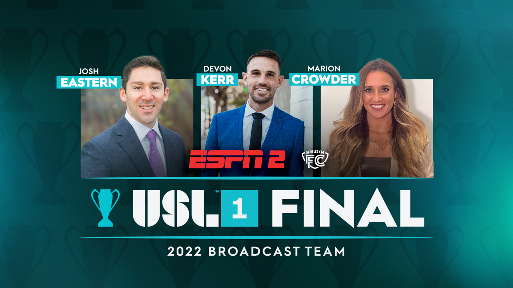 USL Announces Broadcast Team for USL League One Final on ESPN2 and ...