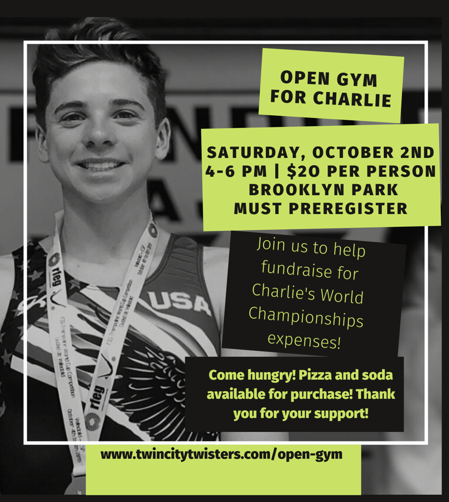 Open Gym for Charlie!