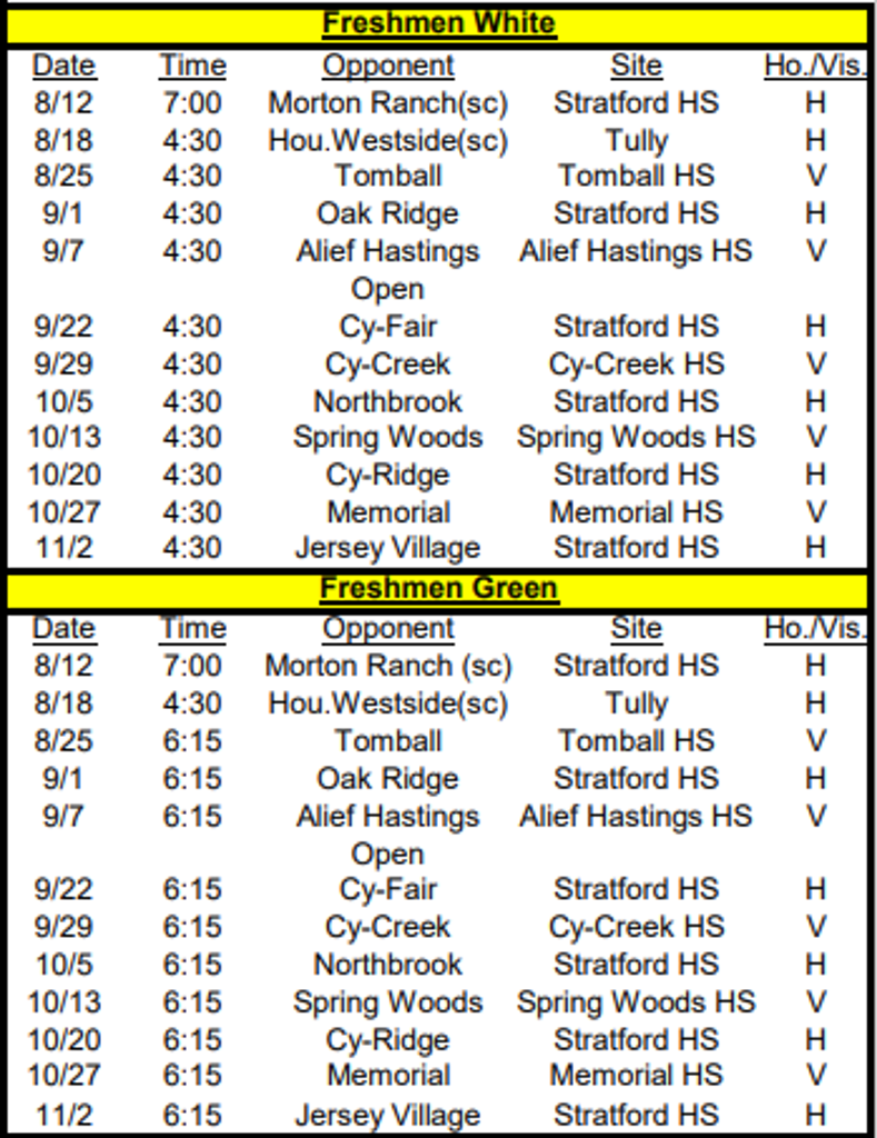 Freshman Football