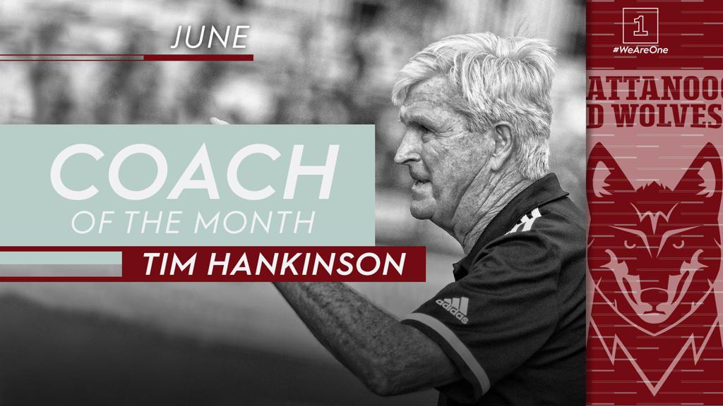 Chattanooga’s Hankinson Named League One’s Coach of the Month