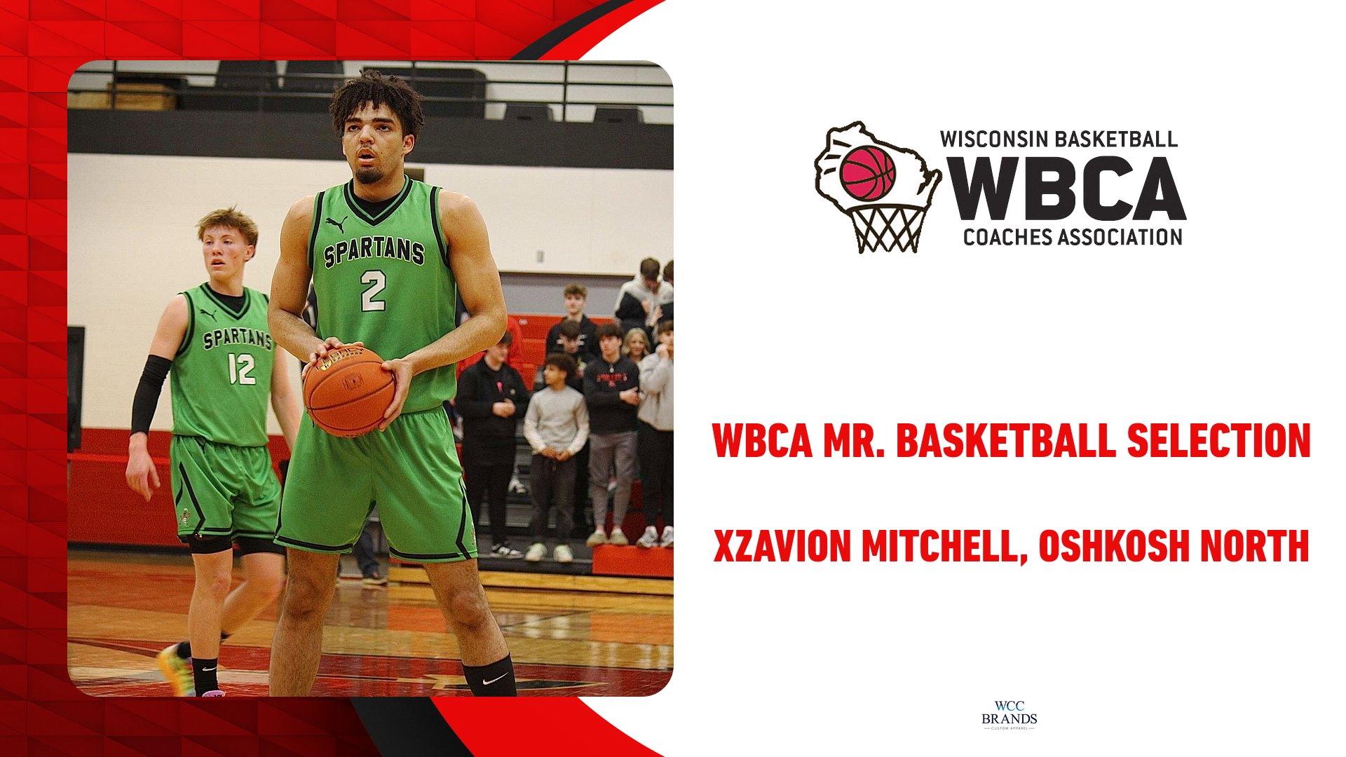 Xzavion Mitchell of Oshkosh North named 2025 Mr. Basketball by the WBCA