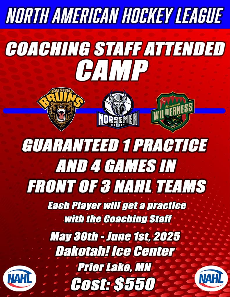 Welcome | 2025 Austin Bruins Minneapolis Camp | Austin Bruins