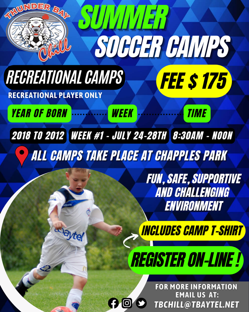 Welcome | 2023 Chill Summer Camps | Thunder Bay Chill