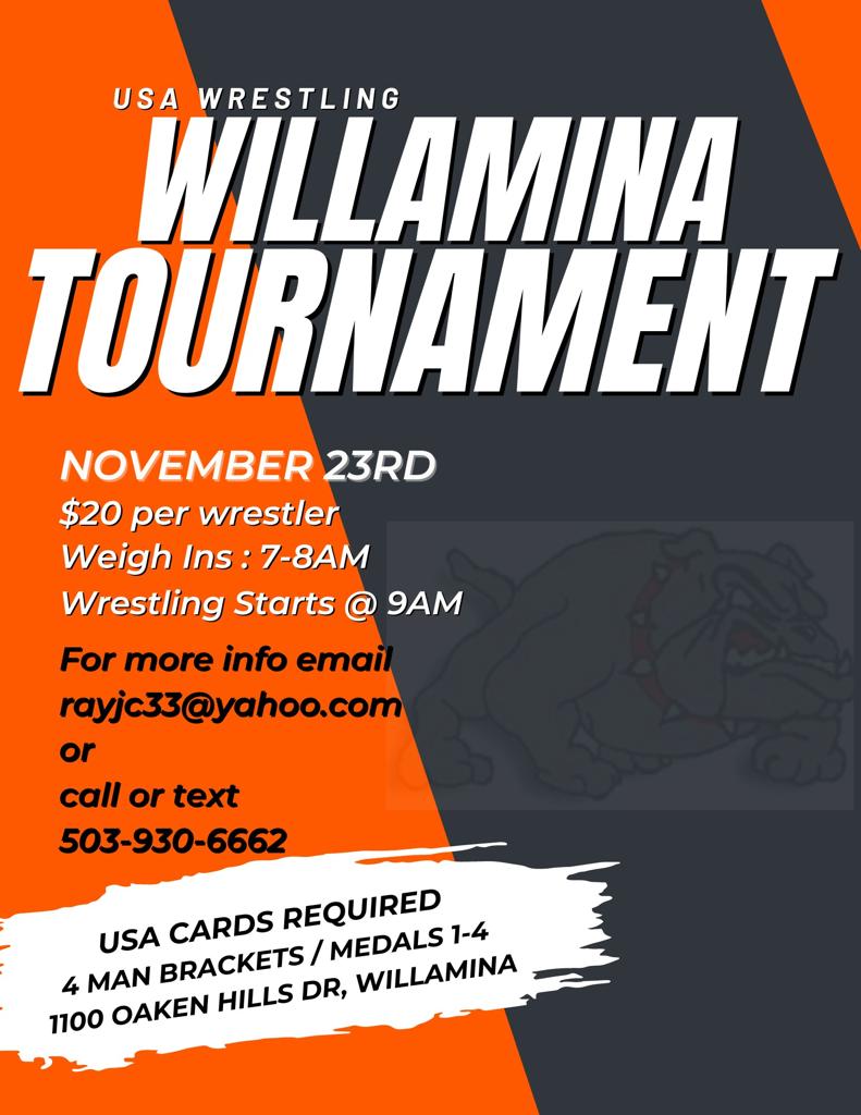 Willamina Bull Dog Tournament