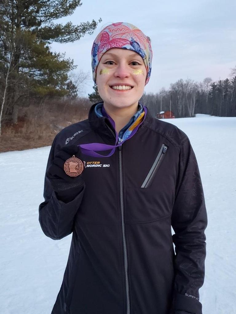 Otter Nordic Ski Qualifies Boys' Team and Alexis Wellman for State Meet