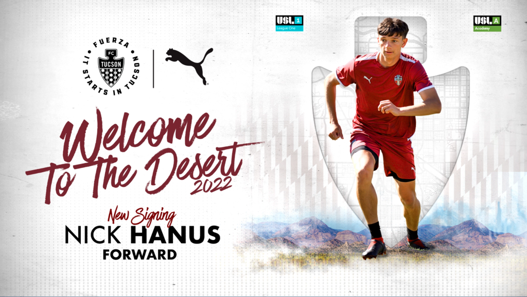 Nick Hanus Joins FC Tucson Academy