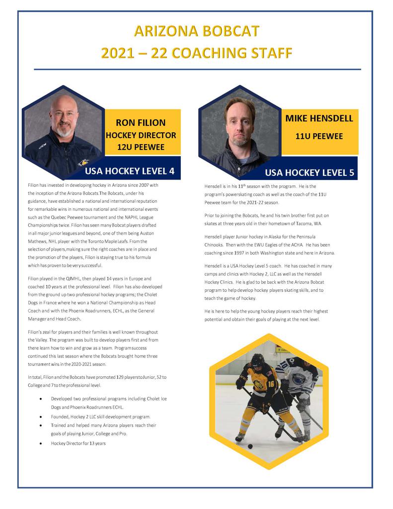 2021 - 2022 Coach Announcement