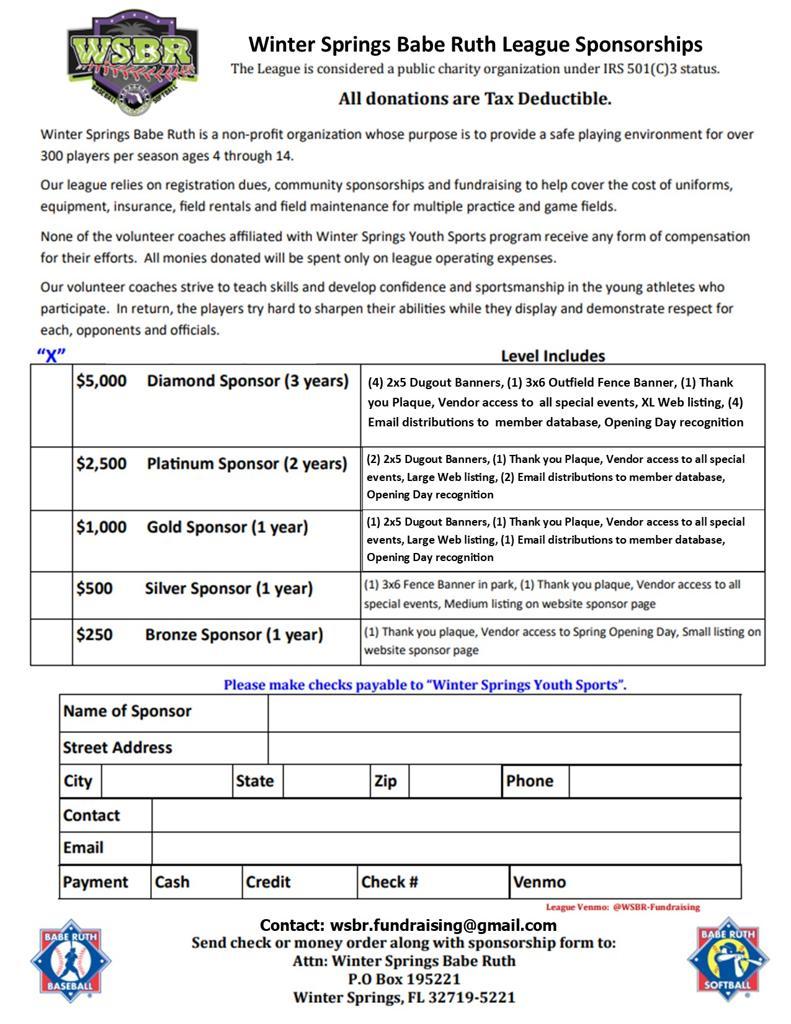 Vendor Information | 2024 WSBR Fall Vendor Registration | Winter ...