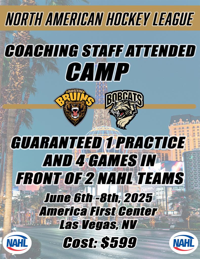 Welcome | 2025 Austin Bruins Las Vegas Camp | Austin Bruins