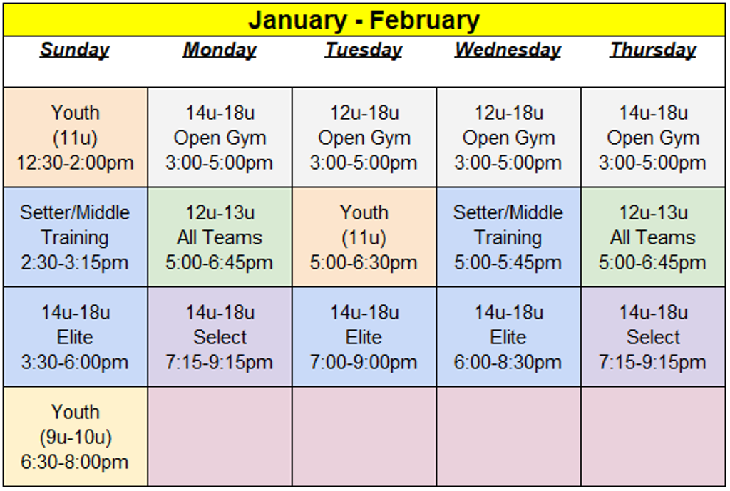 Club Teams Info