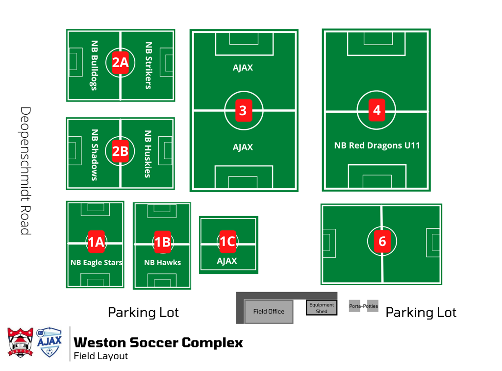 NBYSA Practice Schedules