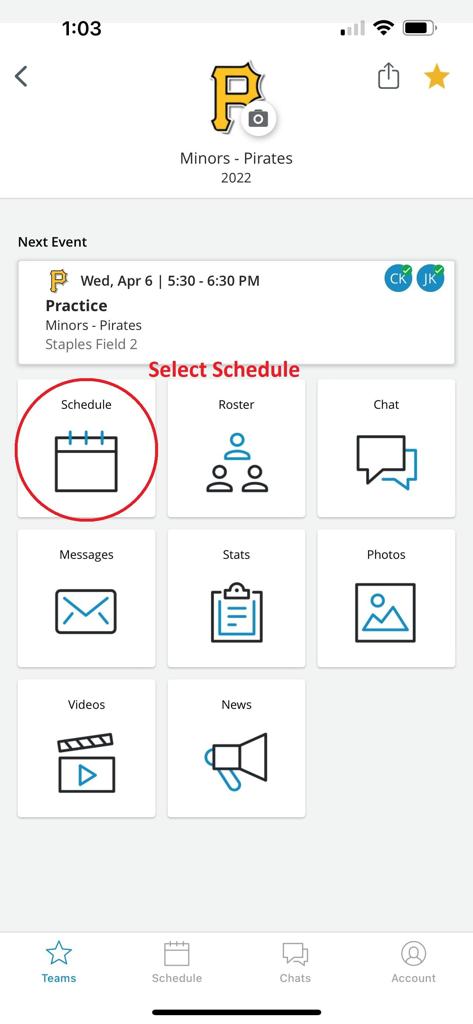 SportsEngine Team App