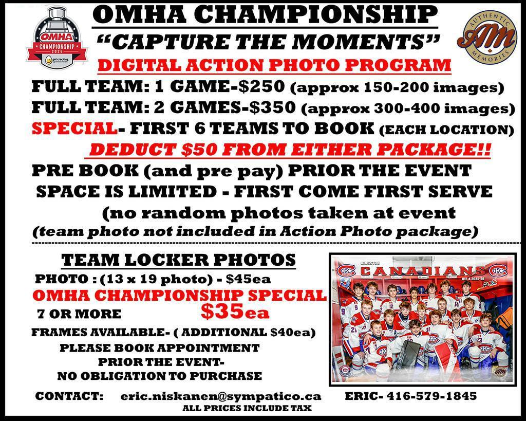 What To Know Ahead of 2026 OMHA Championships on the Road to #RedHats