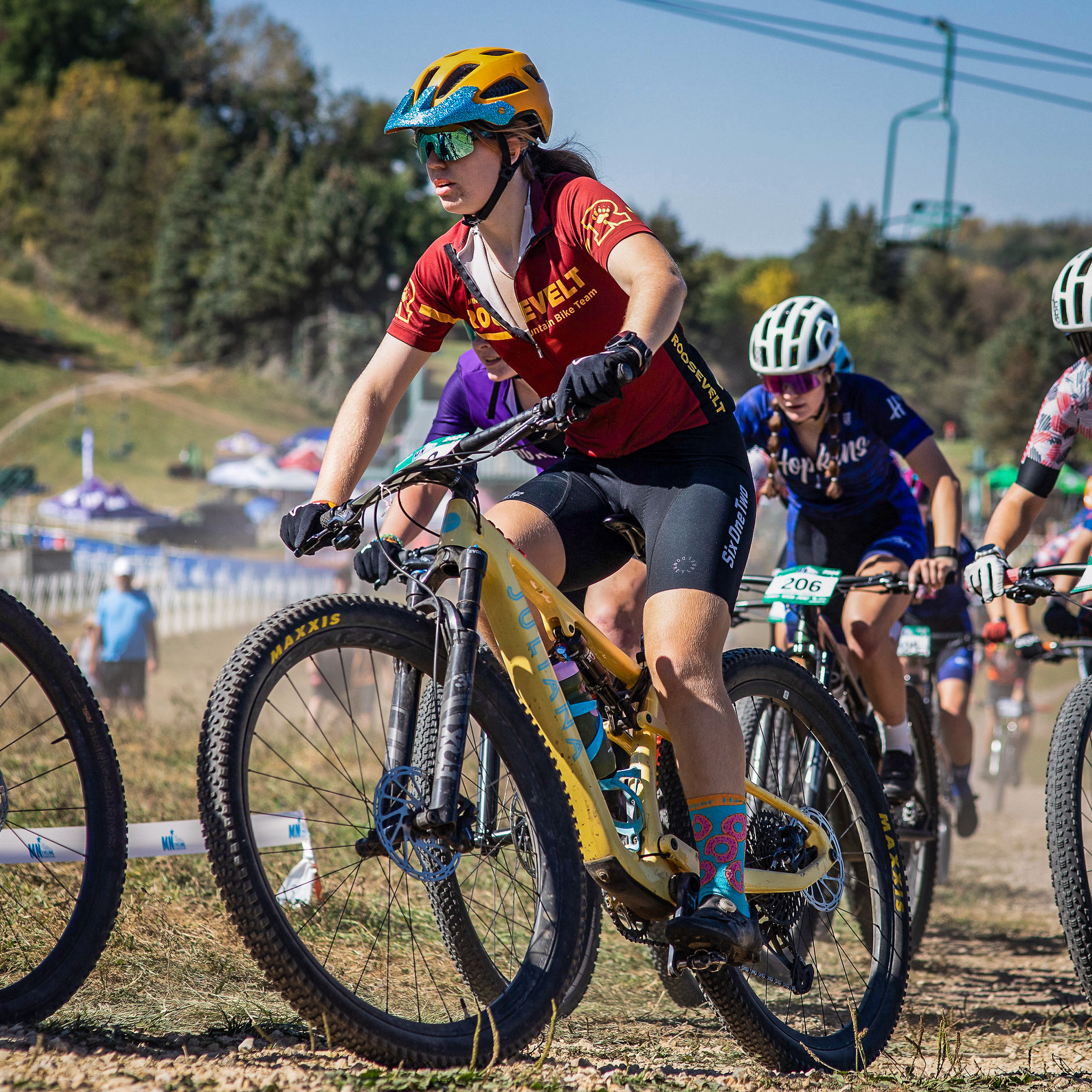 Top 15 Teddy MTBers at Mt. Kato Race