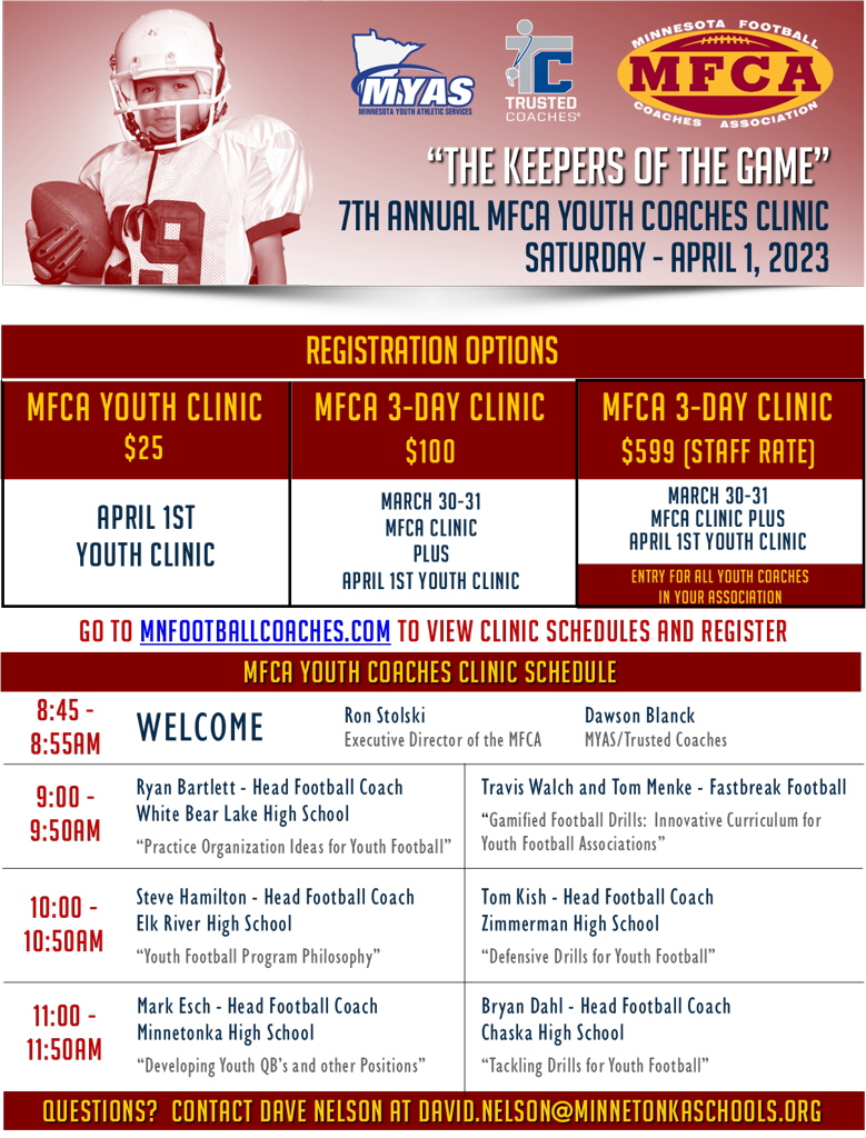 MFCA Coaches Clinic - April 1
