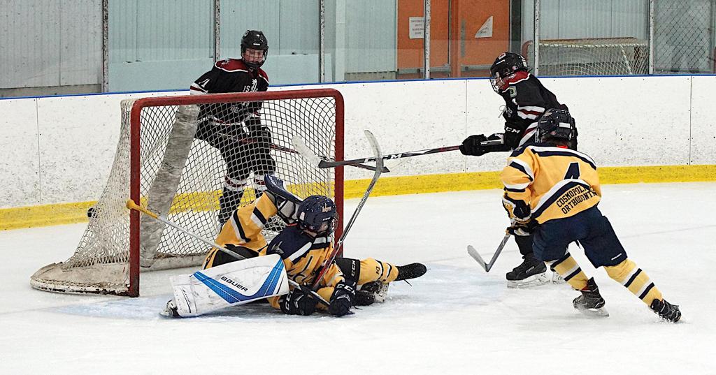 Gavin Anderson scores for Osseo-Maple Grove in the Leafbirds' 6-1 win ...