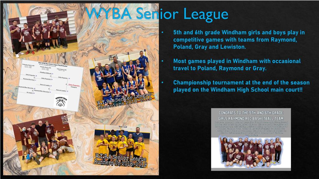 5th & 6th Grade Senior Leagues