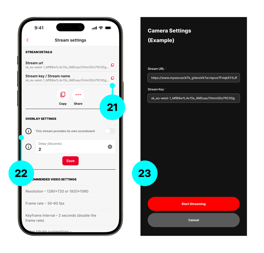 Streaming with External Cameras