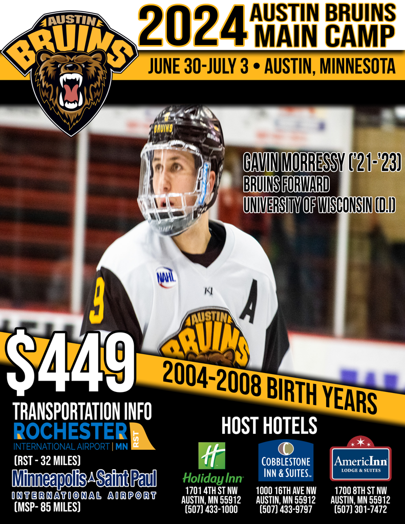 Welcome | Austin Bruins 2024 Main Camp | Austin Bruins