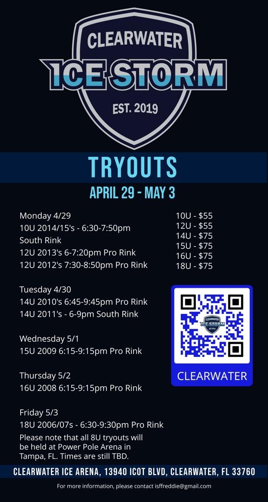 Welcome | Clearwater Ice Storm 2024 Fall Travel Program Tryouts ...