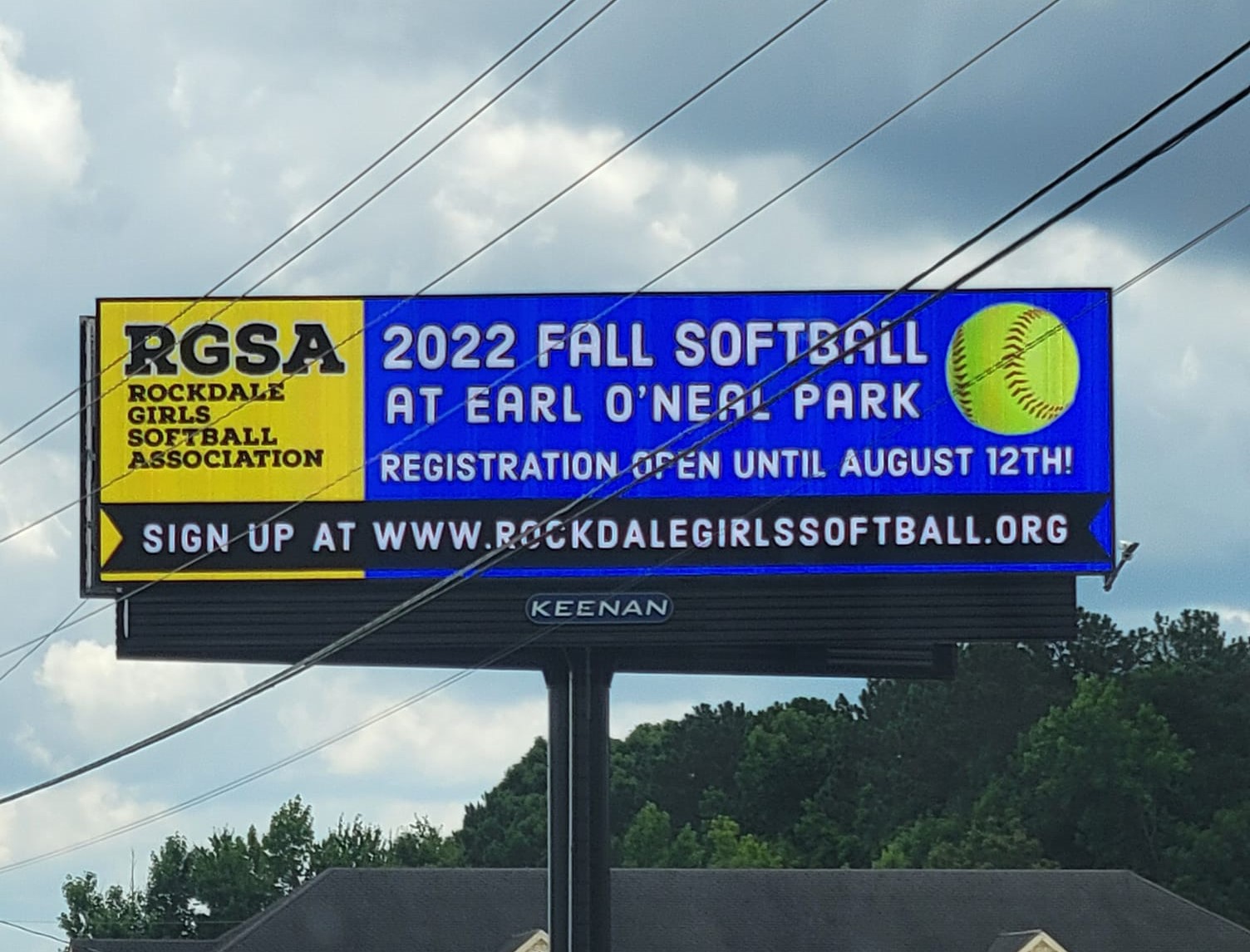 RGSA Softball Registration