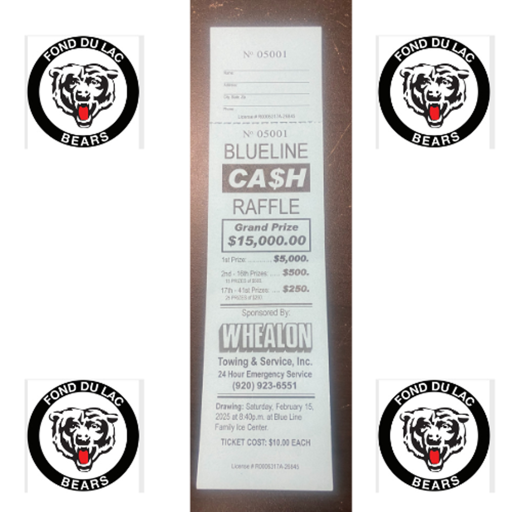 Fundraising -Cash Raffle Tickets