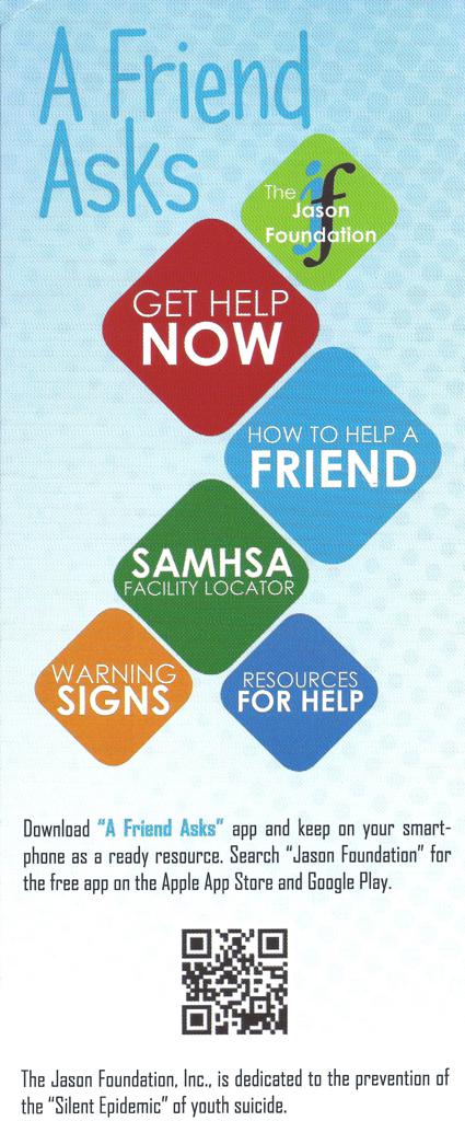 Jason Foundation: Suicide Prevention Materials