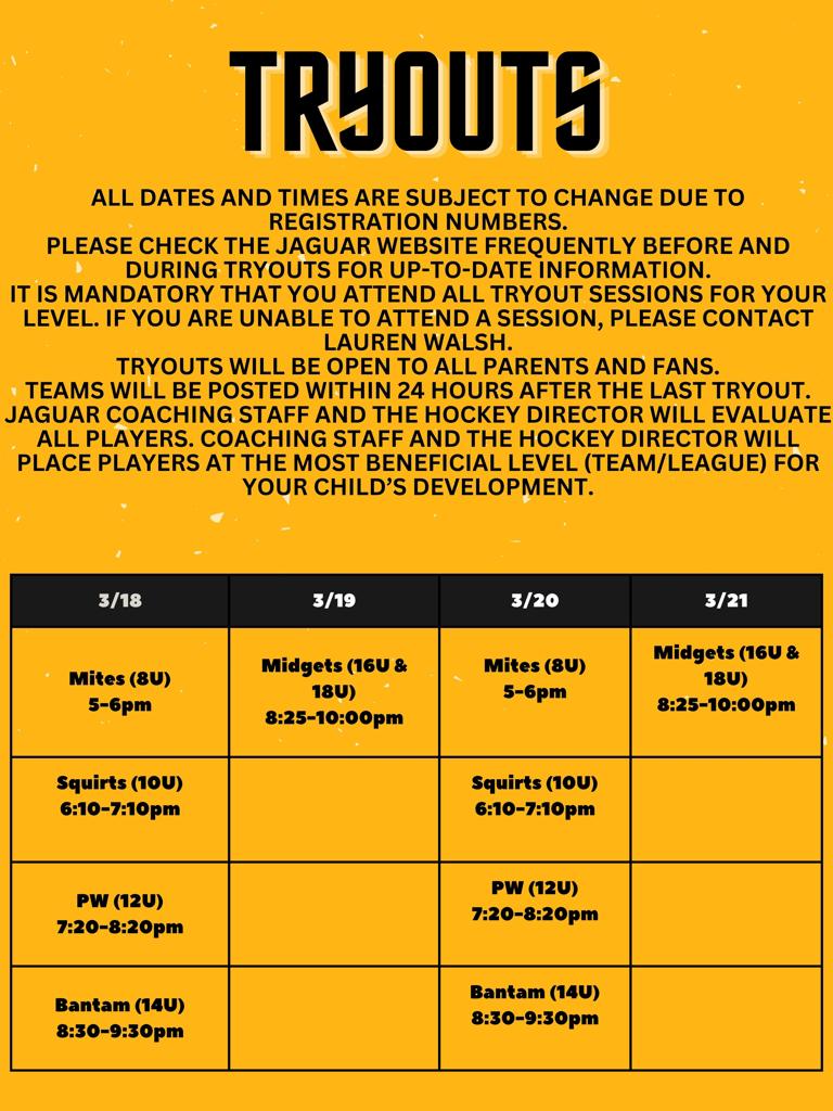 Spring 2024 Season Information