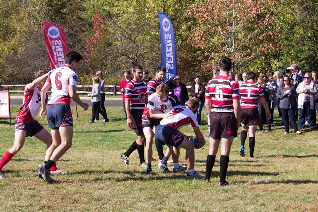 RugbyPA present a Rugby101 at the launch of the USA Sevens Collegiate ...