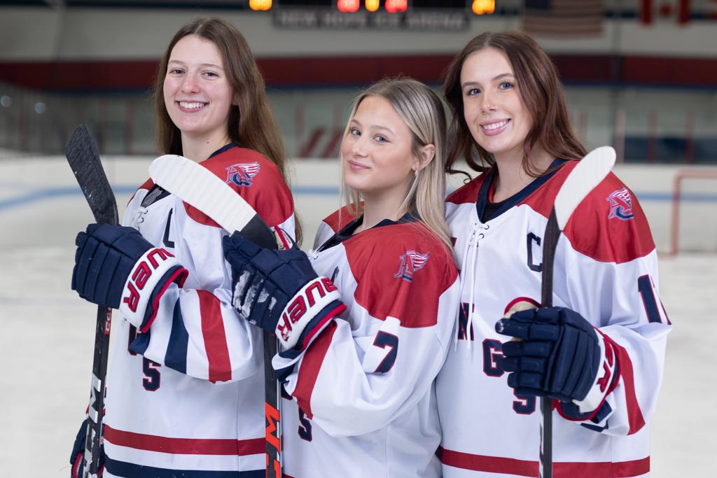 AC Wings Girls High School Hockey Captains